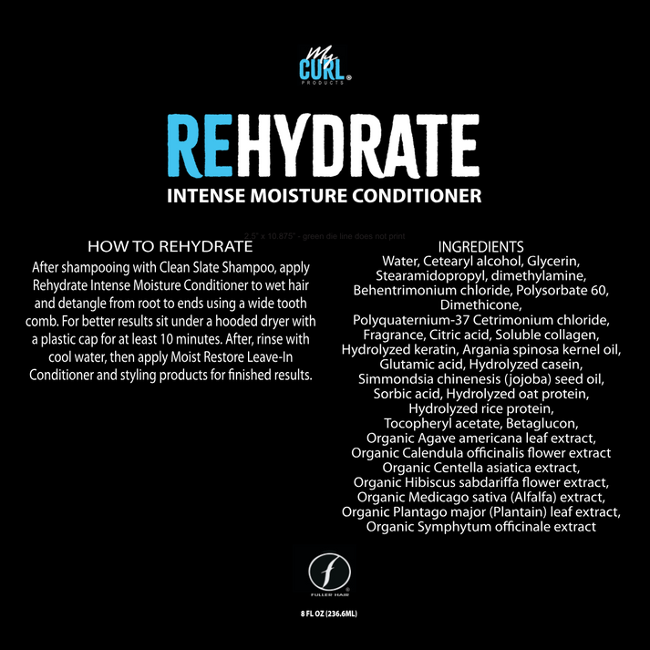 REHYDRATE INTENSE MOISTURE CONDITIONING TREATMENT 8OZ – My Curl Products