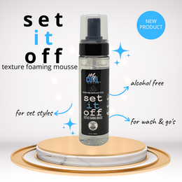 SET IT OFF TEXTURE FOAMING MOUSSE – My Curl Products