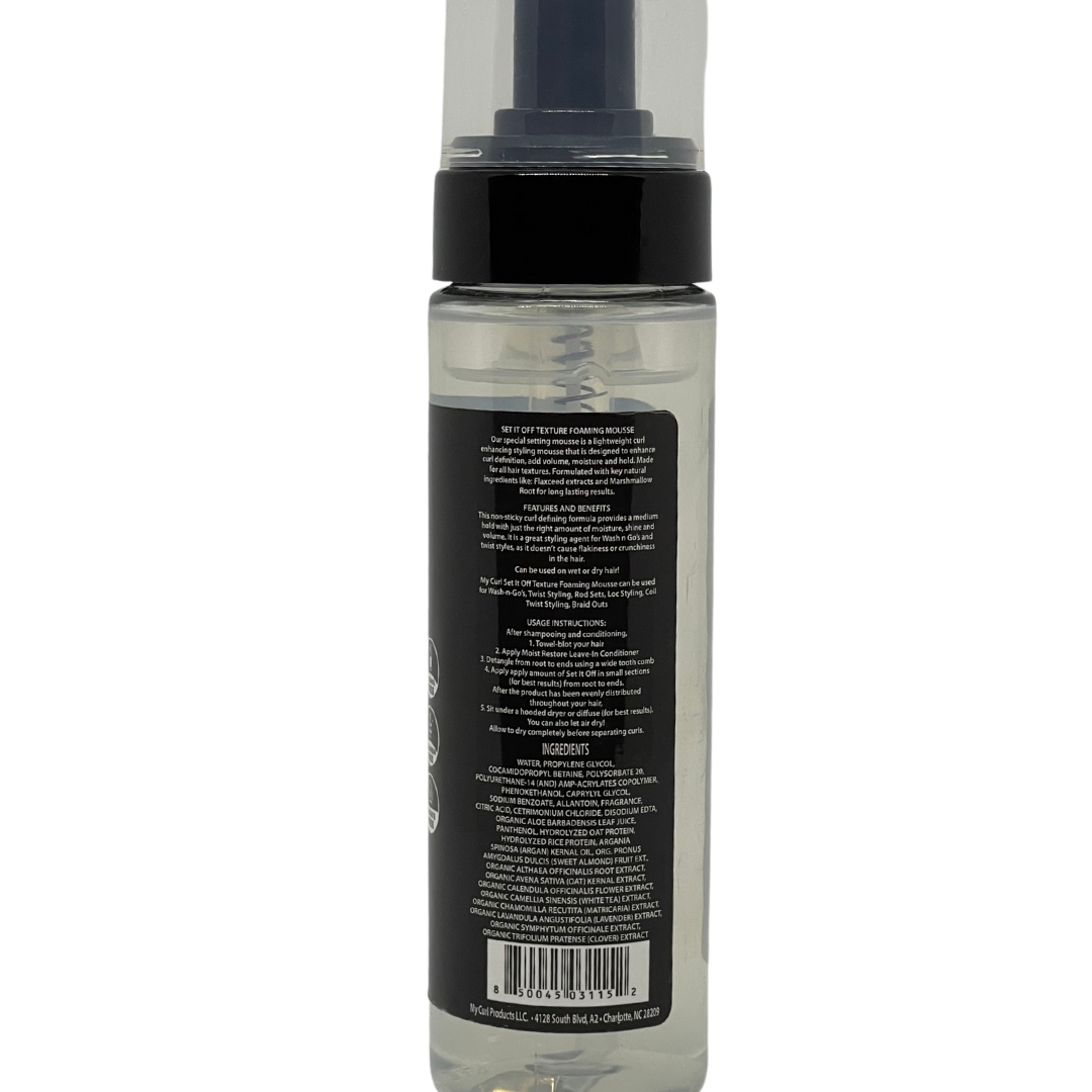 SET IT OFF TEXTURE FOAMING MOUSSE – My Curl Products